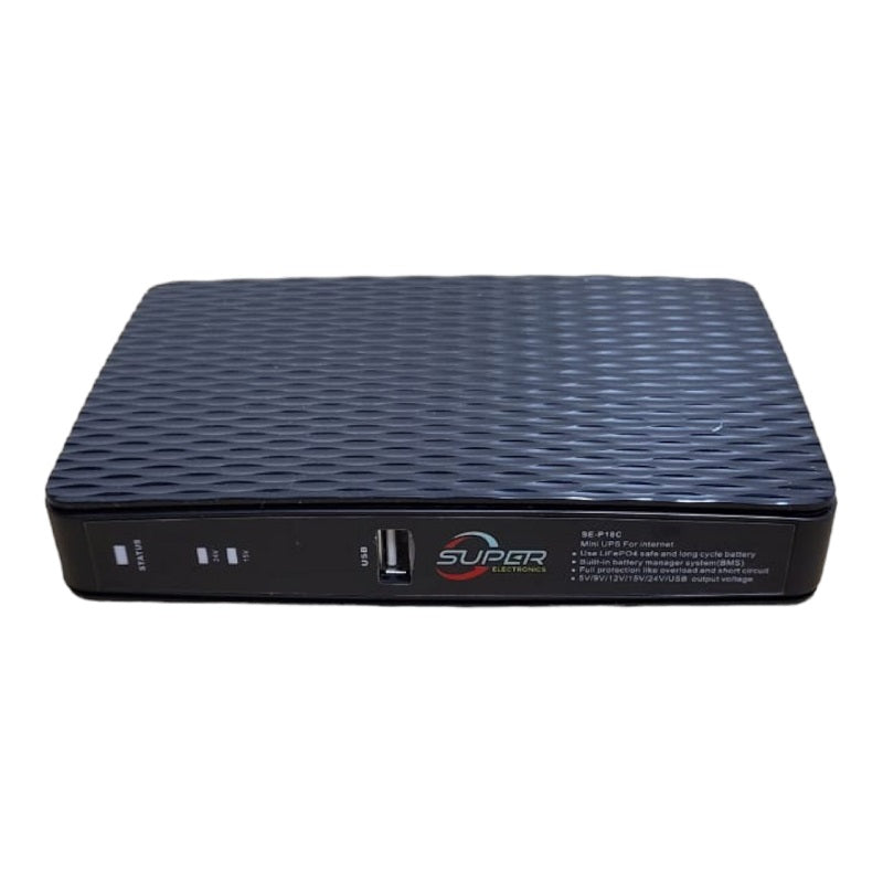 Mini DC UPS For Routers And Small Electronics 8800mah – Megamall Online Store