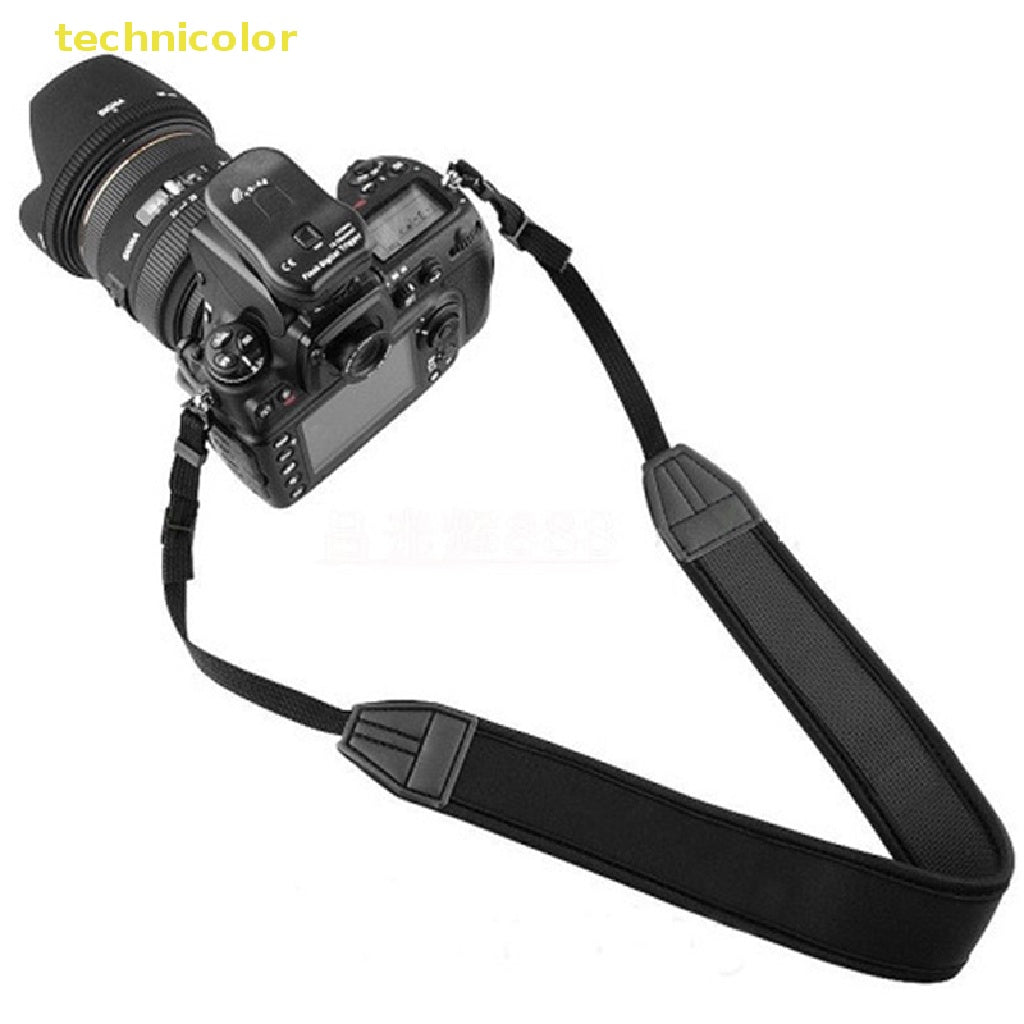 Universal Black Neoprene Neck Shoulder Camera Belt – Megamall Online Store