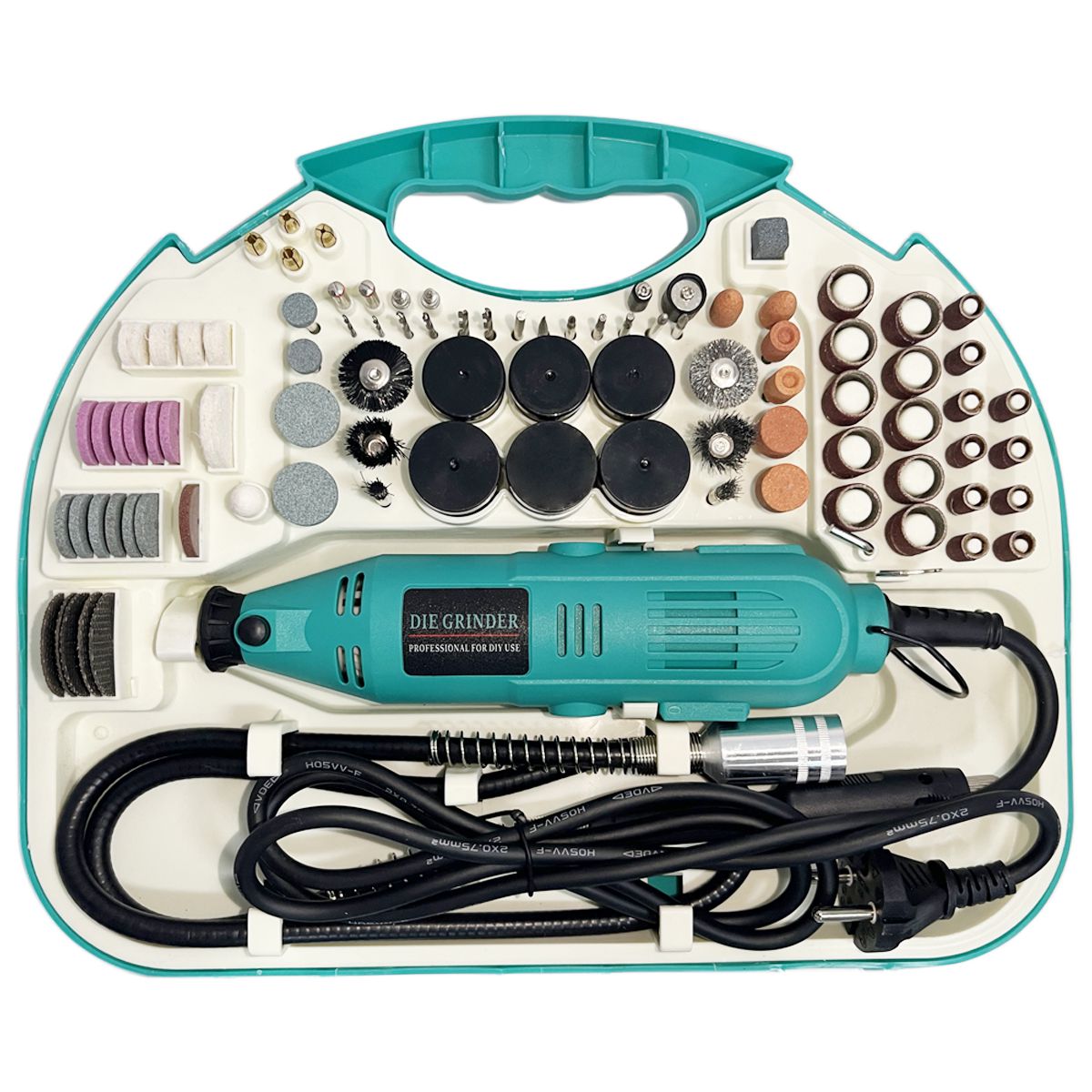 Mini Tool Kit 130W Rotary Tool With 211 Piece Accessories & Flexible S ...