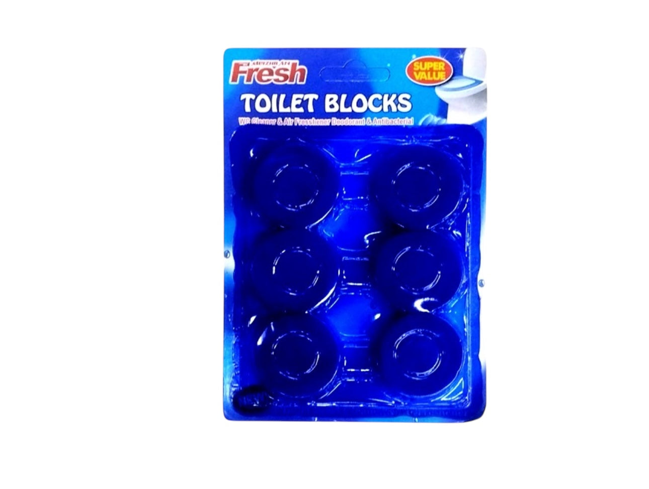 Fresh Toilet Blue Block Auto Cleaner - Various Options – Megamall ...