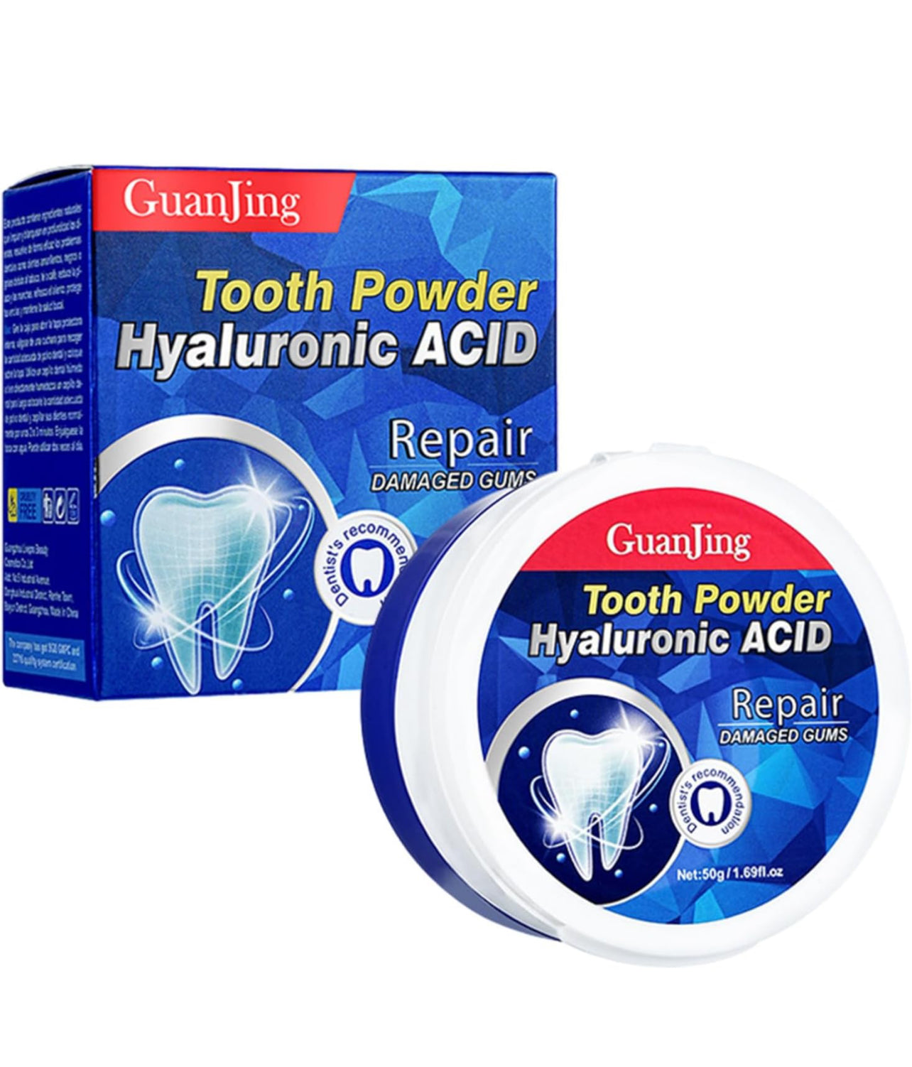 Natural Tooth Powder,Mouth Odor Removing Portable Tooth Powder - Teeth ...