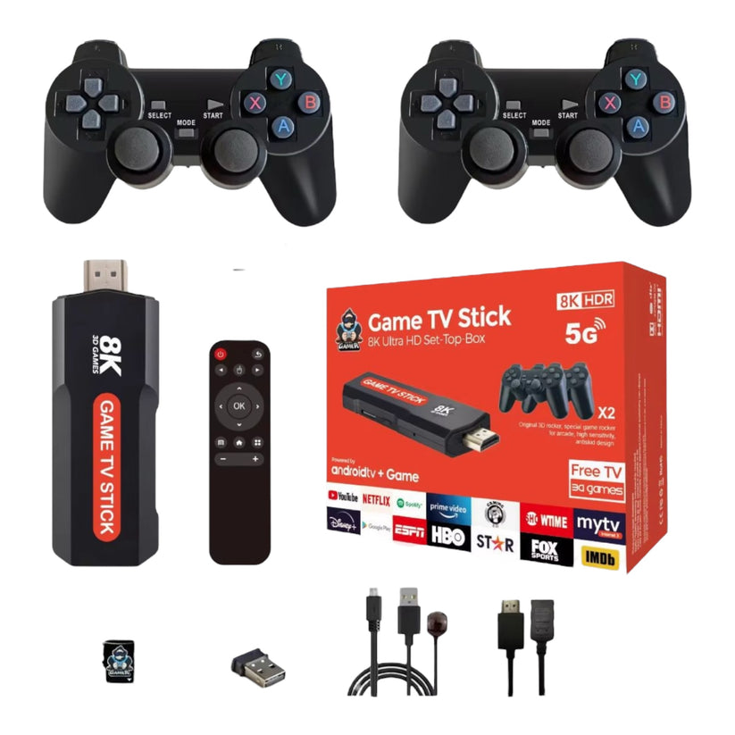 MTech Ultra HD Game Console TV Stick Android Media Player 5G 8K ...