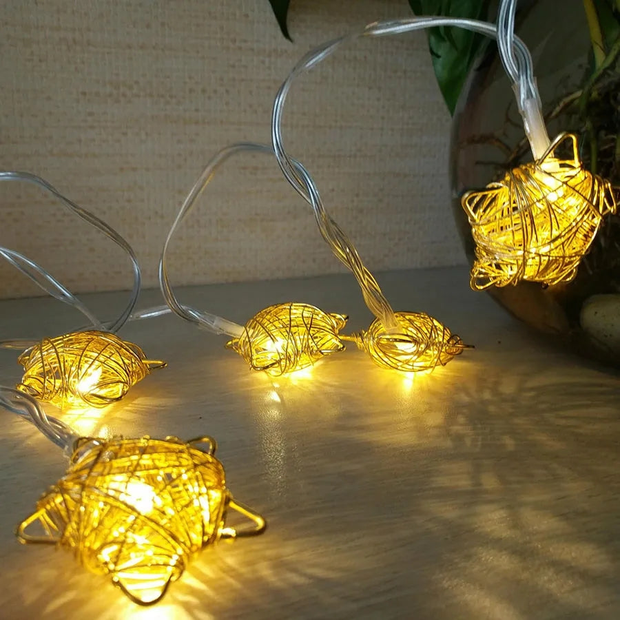 Christmas Star String Light for Home Decoration Star Shaped Serial Str ...