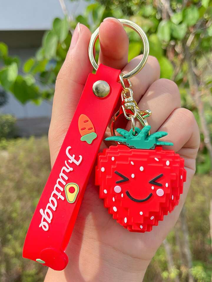 Cute Silicone Fruit Theme Keyrings – Megamall Online Store