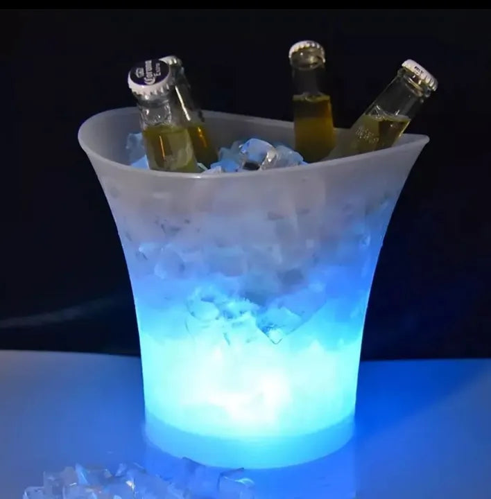 LED Ice Bucket with Bluetooth Speaker – 7 Colours Changing Luminous Dr ...