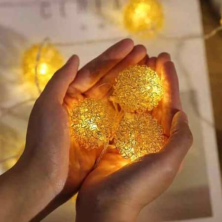 Christmas Metal Ball String Lights – Megamall Online Store