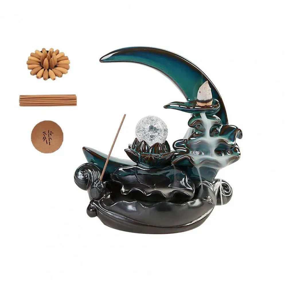 Waterfall Incense Burner Aromatherapy Ornament – Megamall Online Store