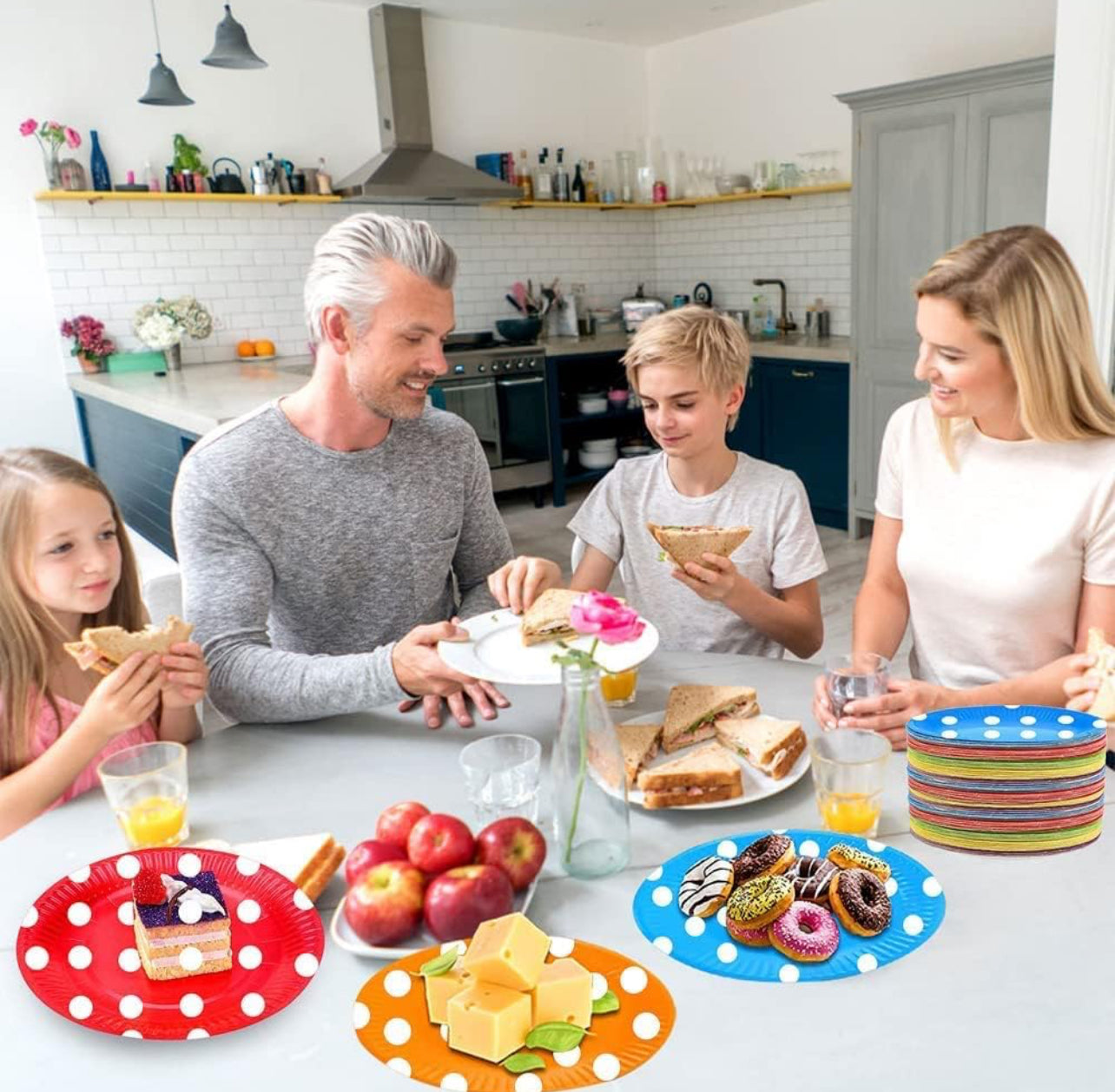 Polka DOT Party Paper Plate 9" - Purple (10 Plates) – Megamall Online Store