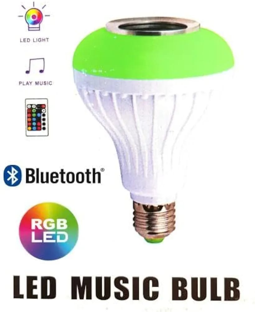 Smart Led Lamp Bulb Music Player – Megamall Online Store