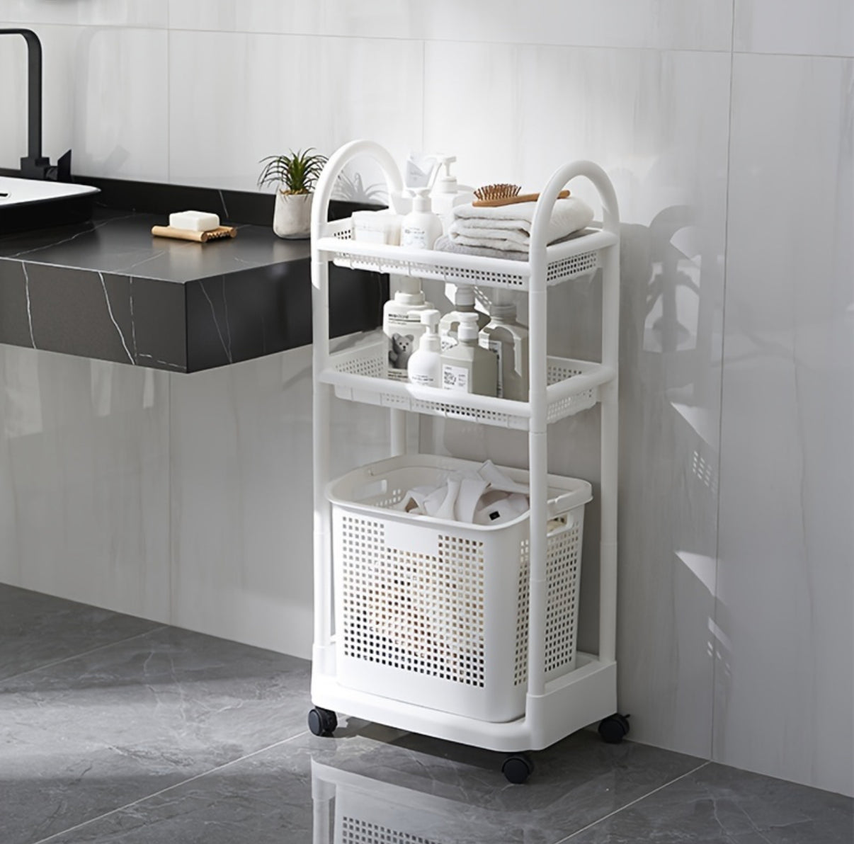 Multipurpose Trolley+Shelves – Megamall Online Store