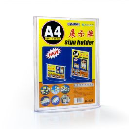 Acrylic Display Stand A4 Paper Holder – Megamall Online Store