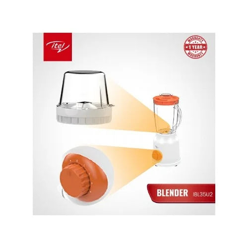 Itel Blender - IBL35U2 - 350W - 1.5L – Megamall Online Store