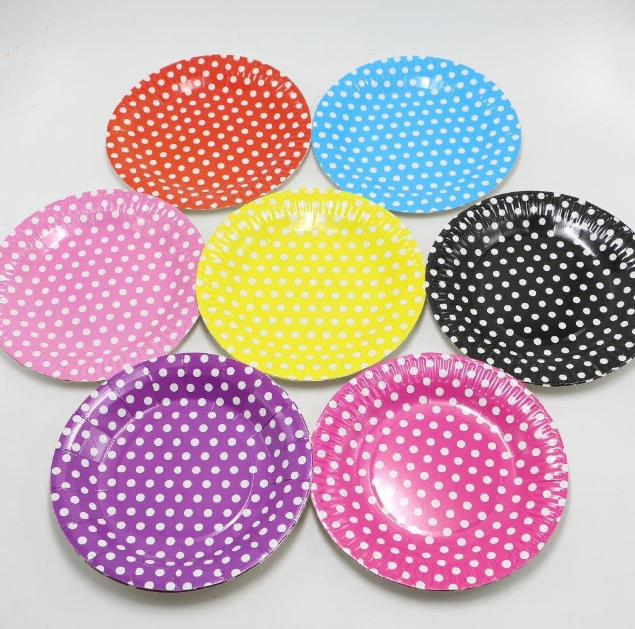 Polka DOT Party Paper Plate 9" - Purple (10 Plates) – Megamall Online Store