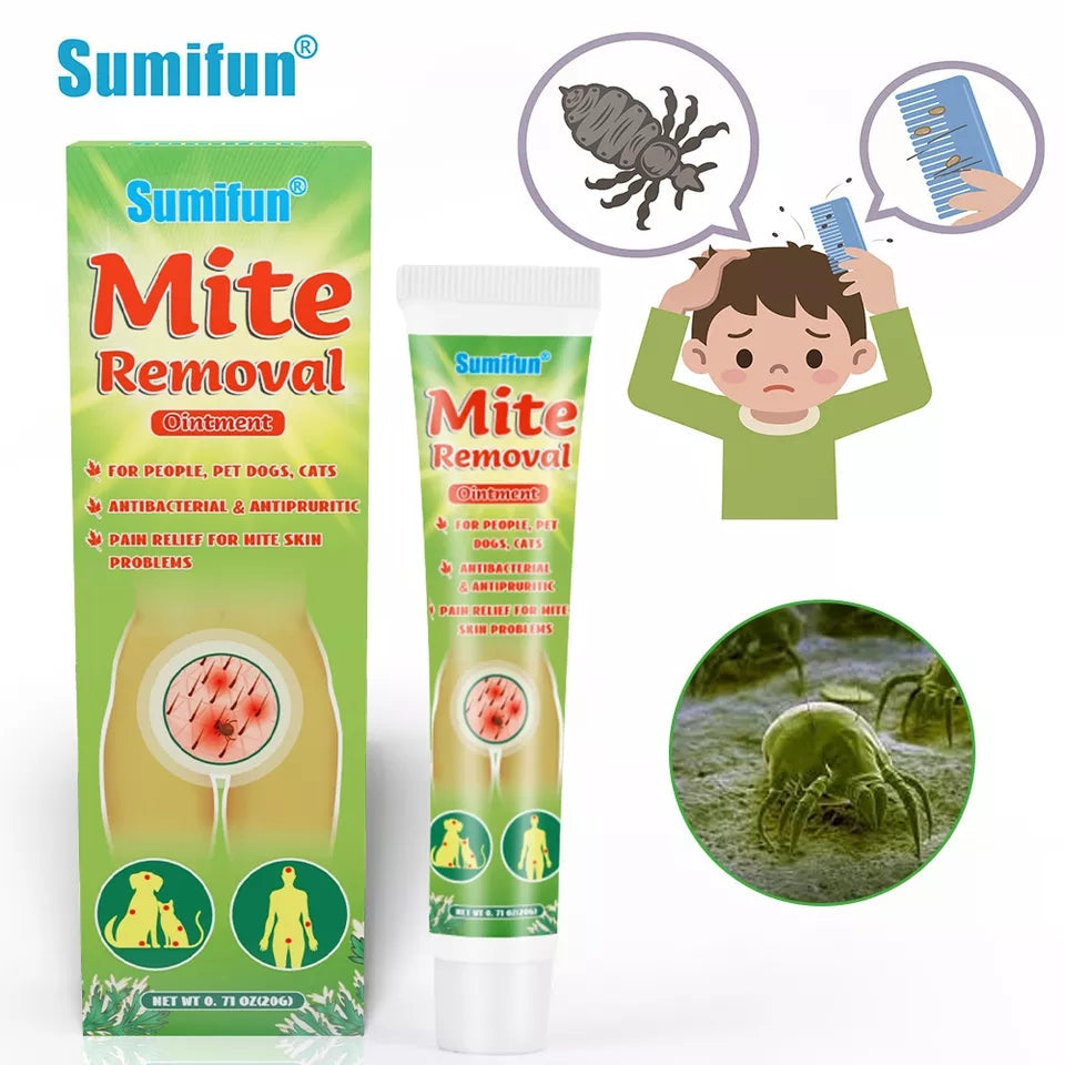 Mite Removal Ointment | Topical Cream for Eliminating Scabies Rash, Pu ...