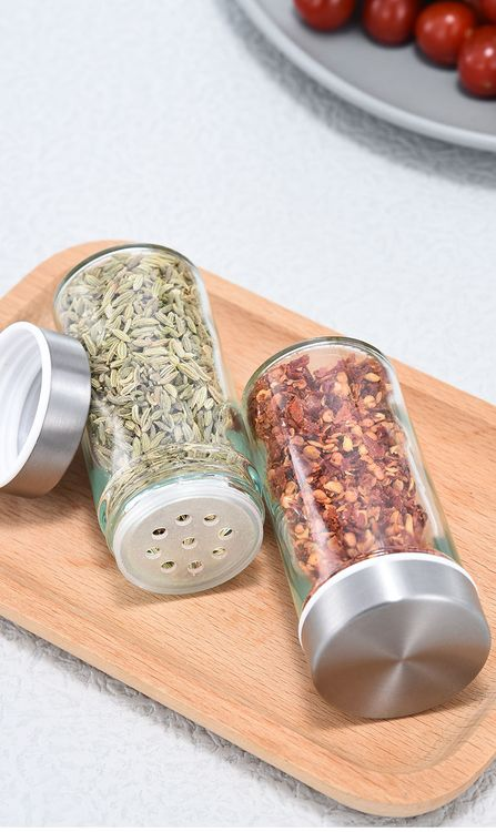 Wooden Square Spice Rack Jars Rotating Countertop Spice Organizer 12 J ...