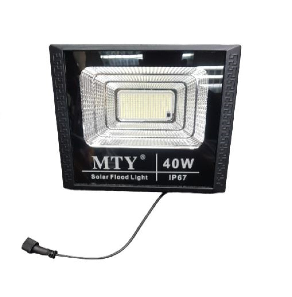 MTY - Solar Powered LED Flood Light 40W – Megamall Online Store