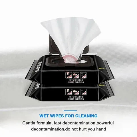 Disposable Shoe Shine Wipes Shoe Cleaner Disposable Wet Wipes Leather ...