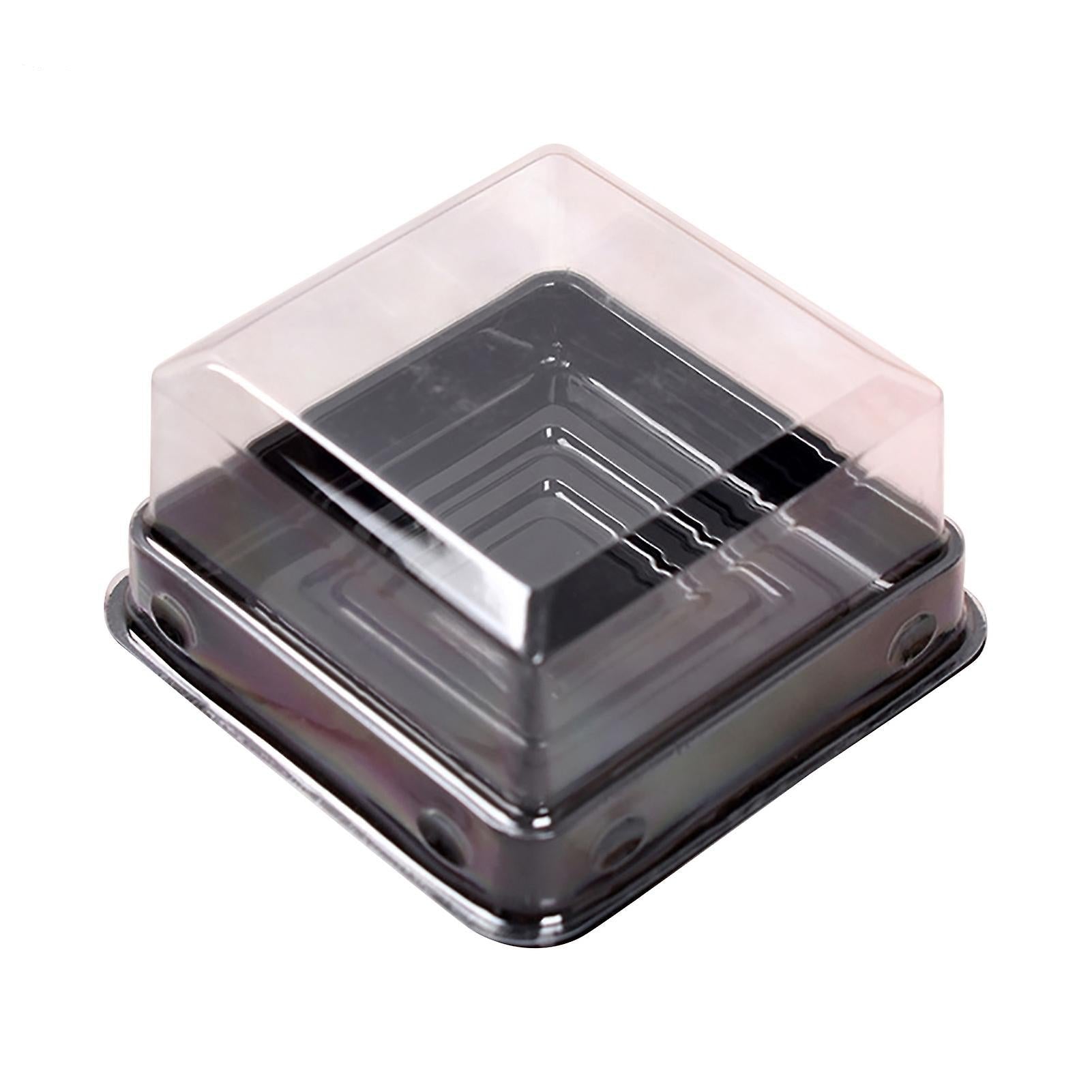 12Pcs Disposable Plastic Clear Square Moon Cake Container – Megamall ...