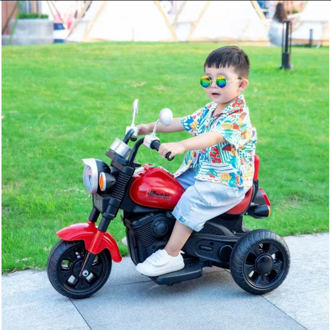 3 Wheel Electric Motor Bike for kids With MP3 Music – Megamall Online Store