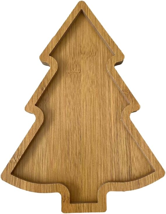 Santa Tree Shape Plate for Food Appetizers Desserts – Megamall Online Store