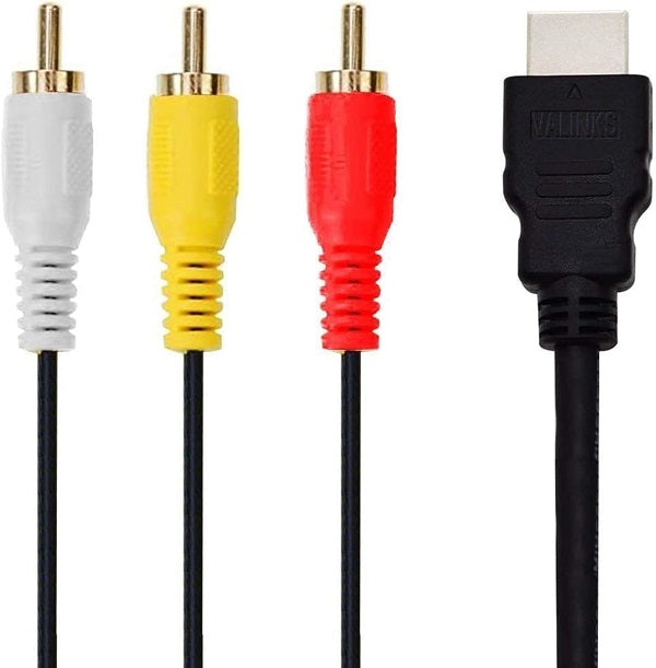 HDMI To 3RCA Video Audio Cable 1.5M – Megamall Online Store