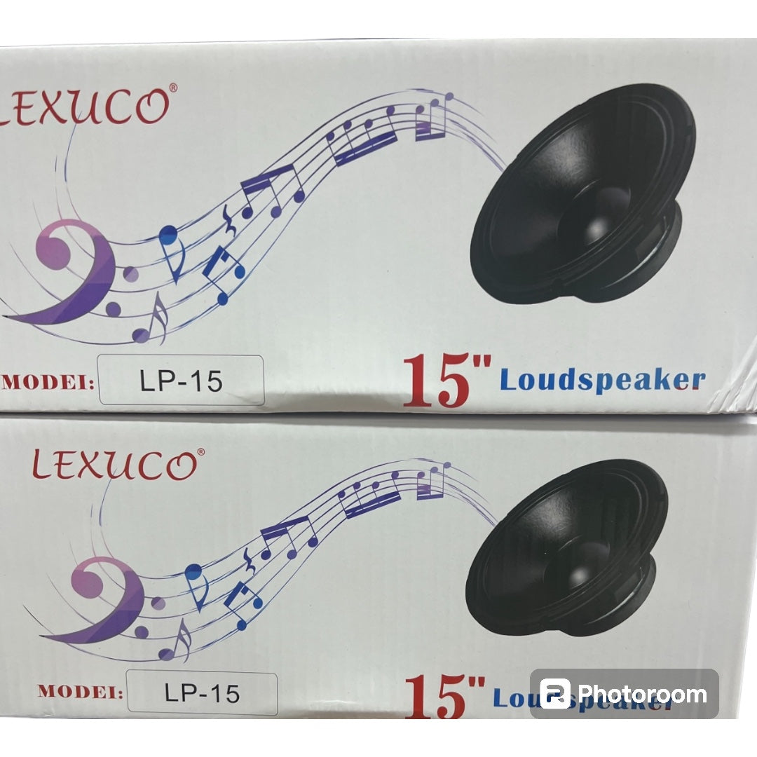 Lexuco 15" HI FI Replacement Sub Woofer Speaker 4ohm 200W RMS ...