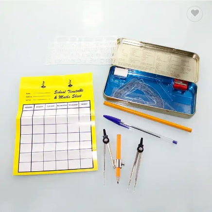 Marshal Oxford Geometry Set Metal Box Compass Geometry Math Set ...