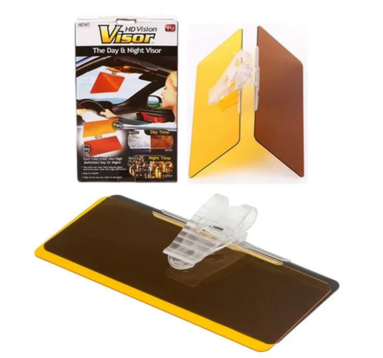 HD Vision Visor Car Driving Anti-Glaring Sun Visor Day and Night ...