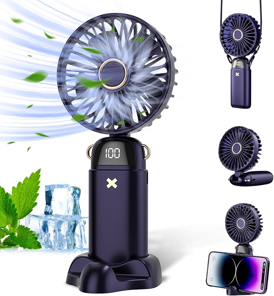 Hand Held Fans with LED Display – Megamall Online Store
