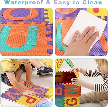 Alphabet Puzzles Foam Mat A to Z Letters for Kids – Megamall Online Store