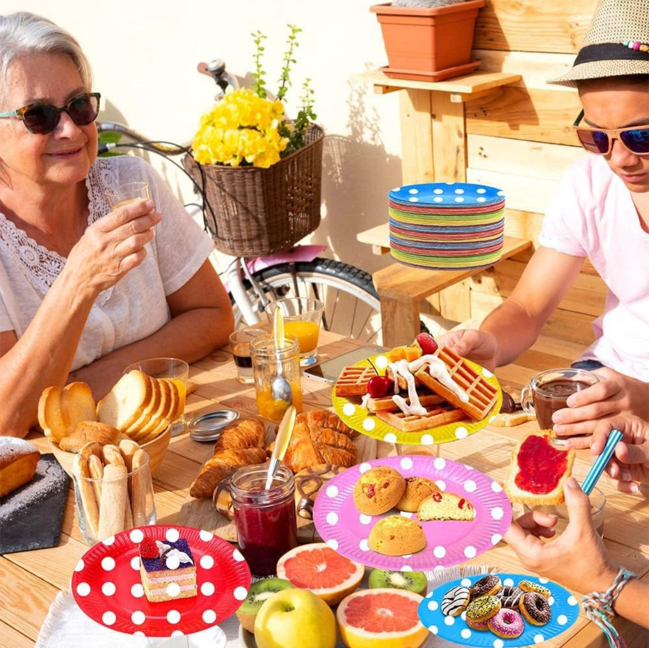 Polka DOT Party Paper Plate 9" - Purple (10 Plates) – Megamall Online Store