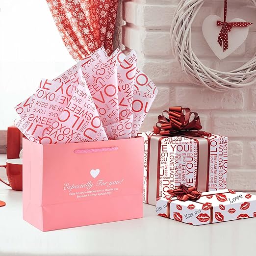 Valentines Letter Pattern Wrapping Paper – Megamall Online Store