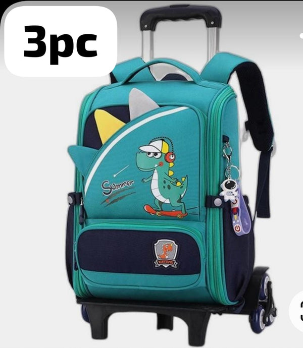 School Bag Wheels School Trolley Backpack Girls Wheeled Backpack Schoo ...