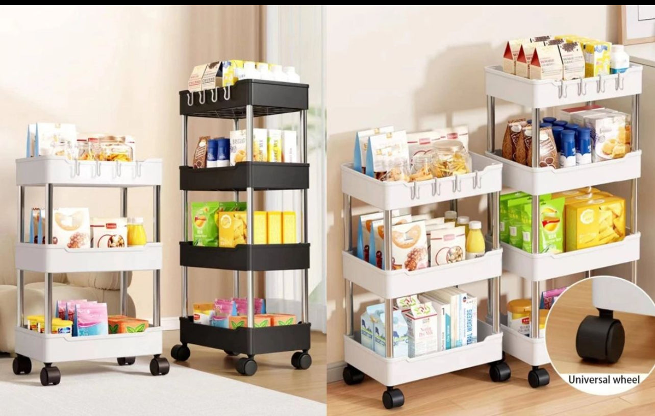 Kitchen Trolley 3 Tier Stainless Steel – Megamall Online Store