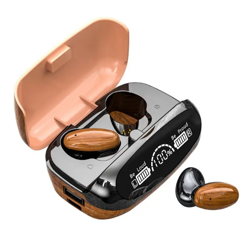 M32 True Wireless Stereo Bluetooth Earbuds - Wood Grain – Megamall ...