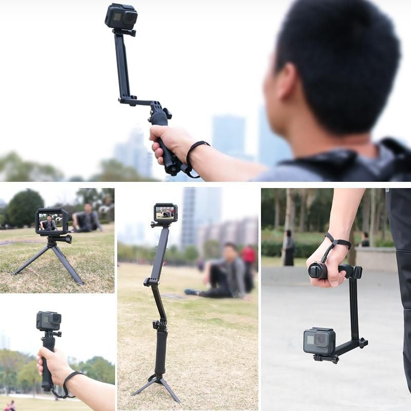 3-Way Foldable Action Camera Stand Tripod – Megamall Online Store
