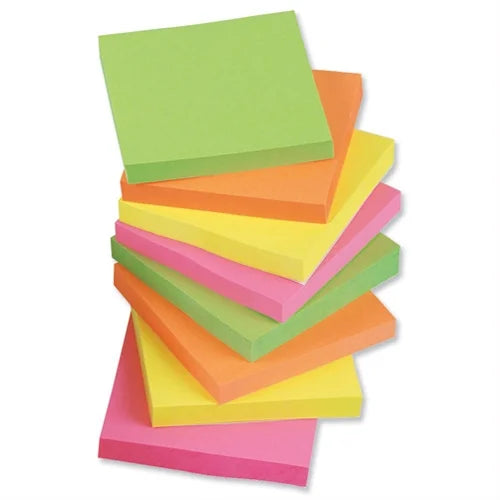 Sticky Notes Pad of 100 Sheets 7 Assorted Pack – Megamall Online Store