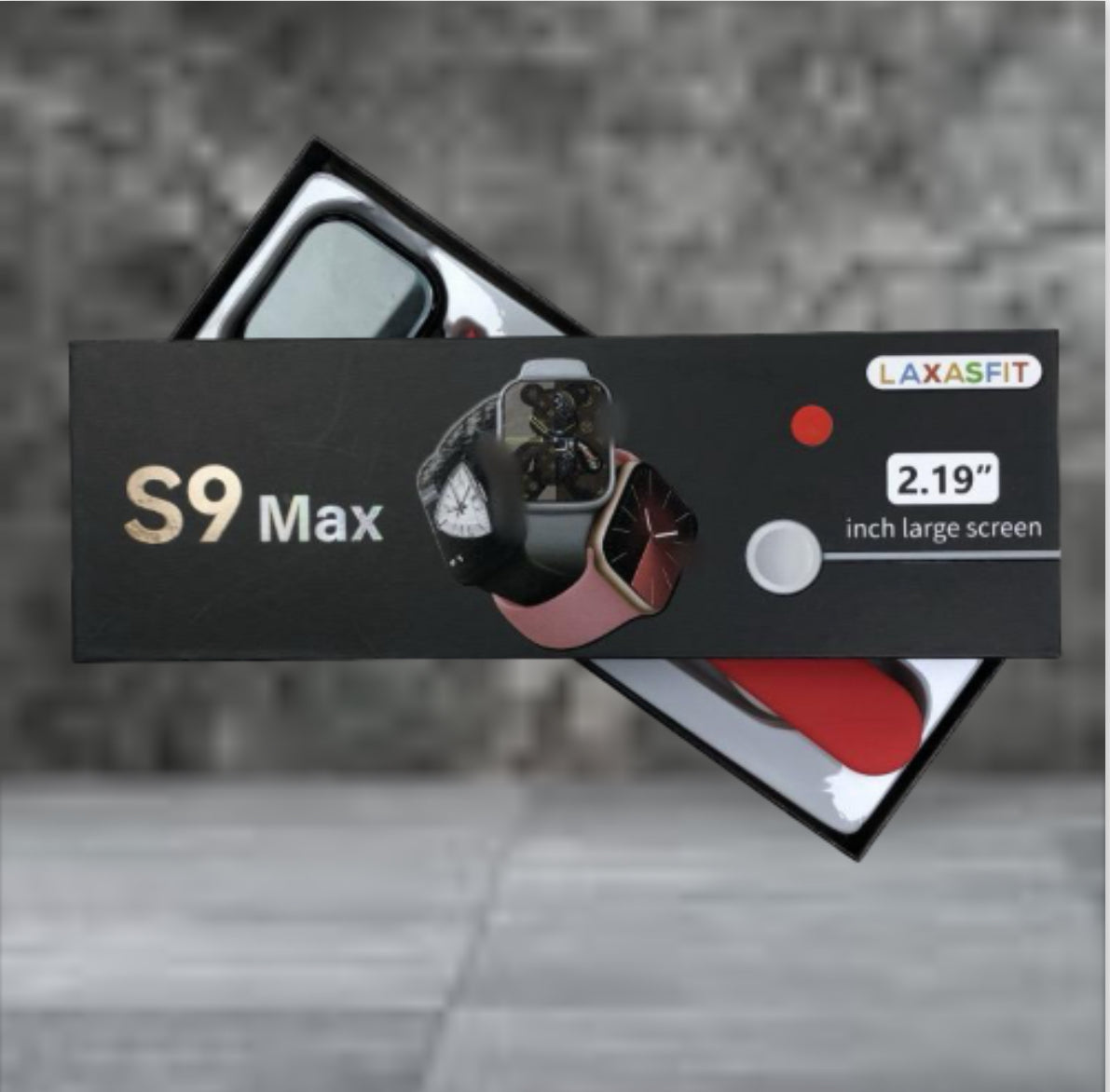 LaxasFit S9 Max 2.19" HD Large Screen Series 9 Smart Watch Men Women ...
