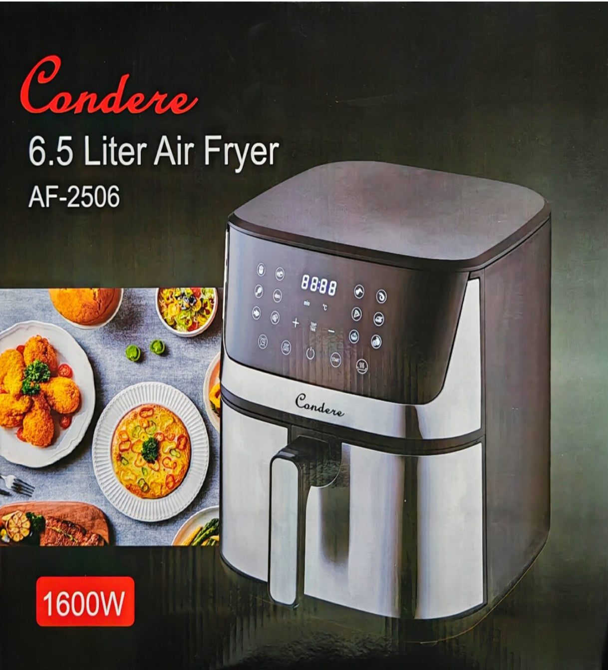 Condere Digital Air Fryer 6.5L – Megamall Online Store