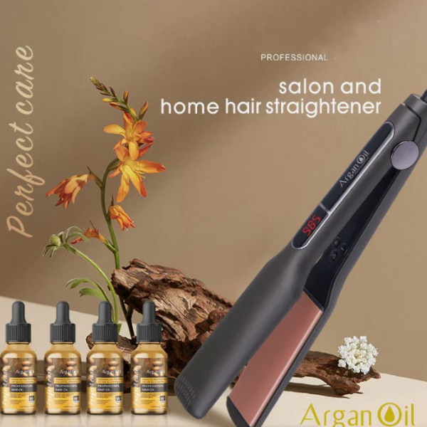Enzo Professional Salon And Home Hair Straightener With Argan Oils – Megamall Online Store