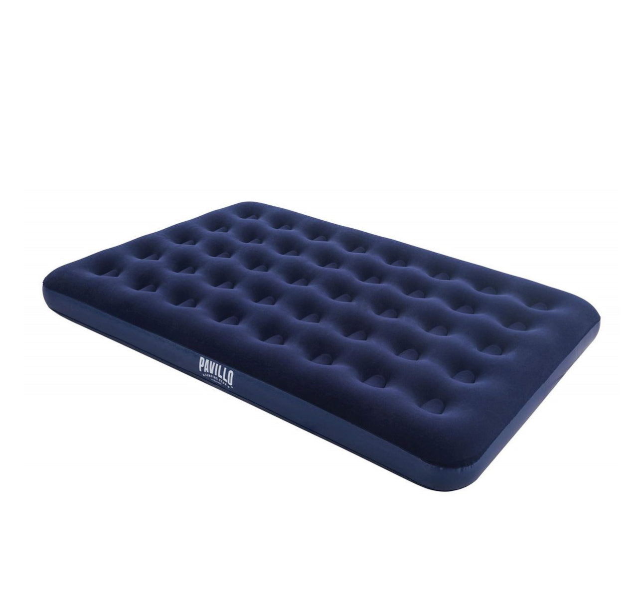 Bestway Double Flocked Airbed – Inflatable Mattress with Built-In Foot ...
