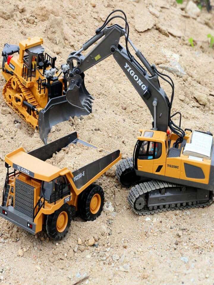 Remote Control Tracked Bulldozer, Rc Construction Vehicle 2.4ghz ...
