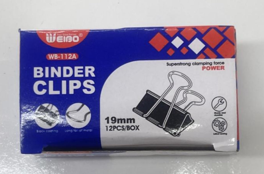 Foldback Binder Clips – 12Pcs – Megamall Online Store