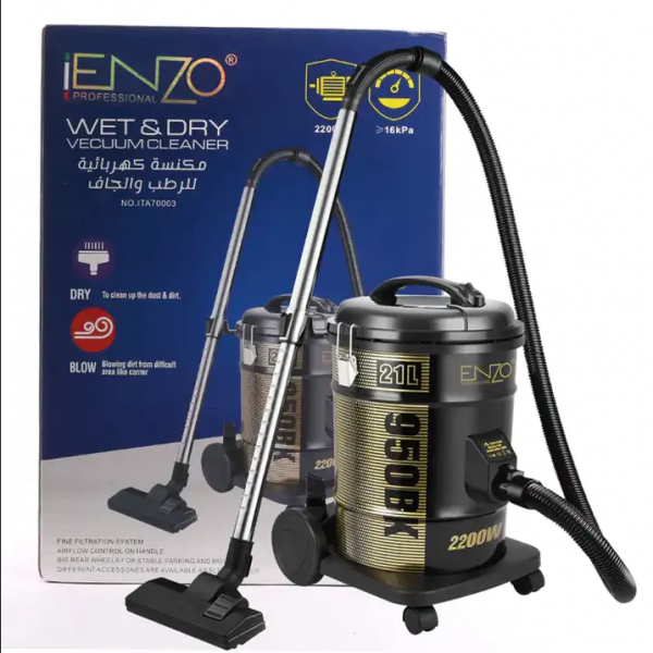 ENZO 21L Heay-duty Dry And Water Hotel Workshop Dust Industrial Vacuum ...