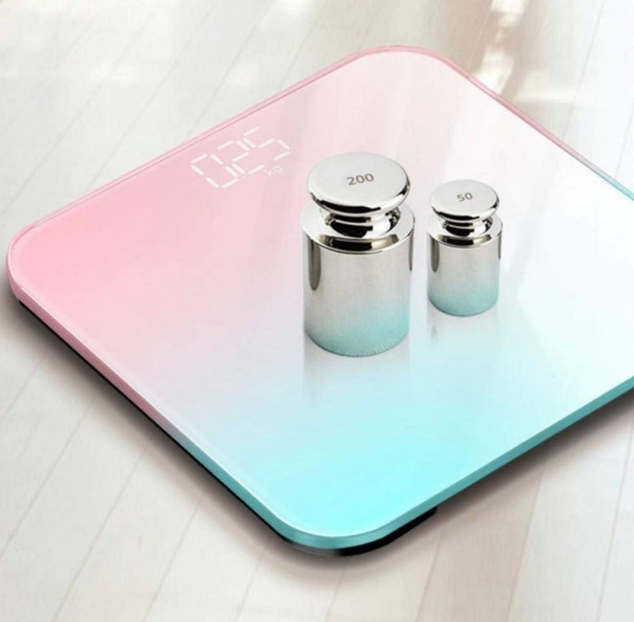 Bathroom Weight Scale LED Digital - Gradient Duo Colour – Megamall ...