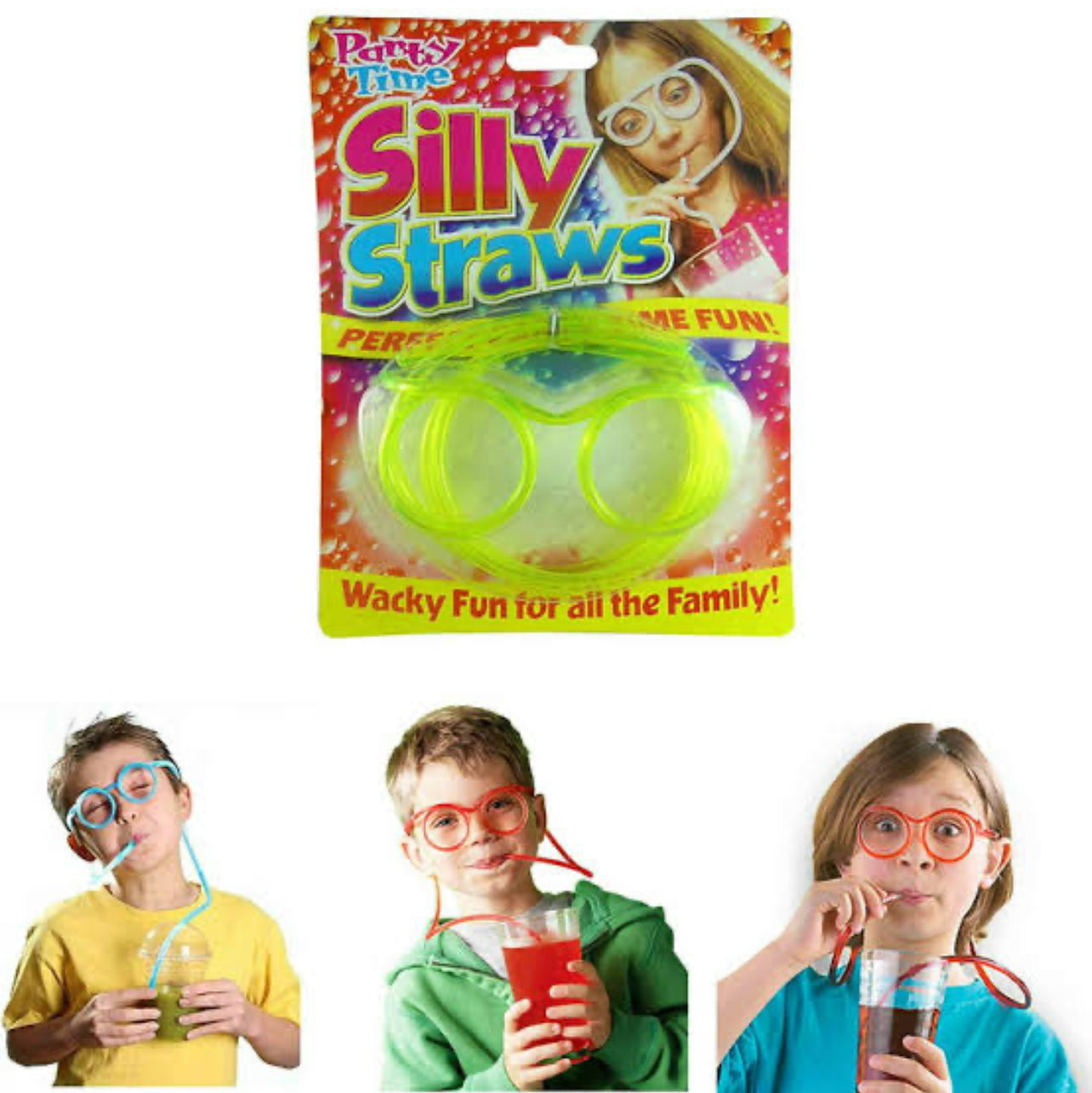 Silly Straws Drinking Straws - Various Colour Options – Megamall Online ...