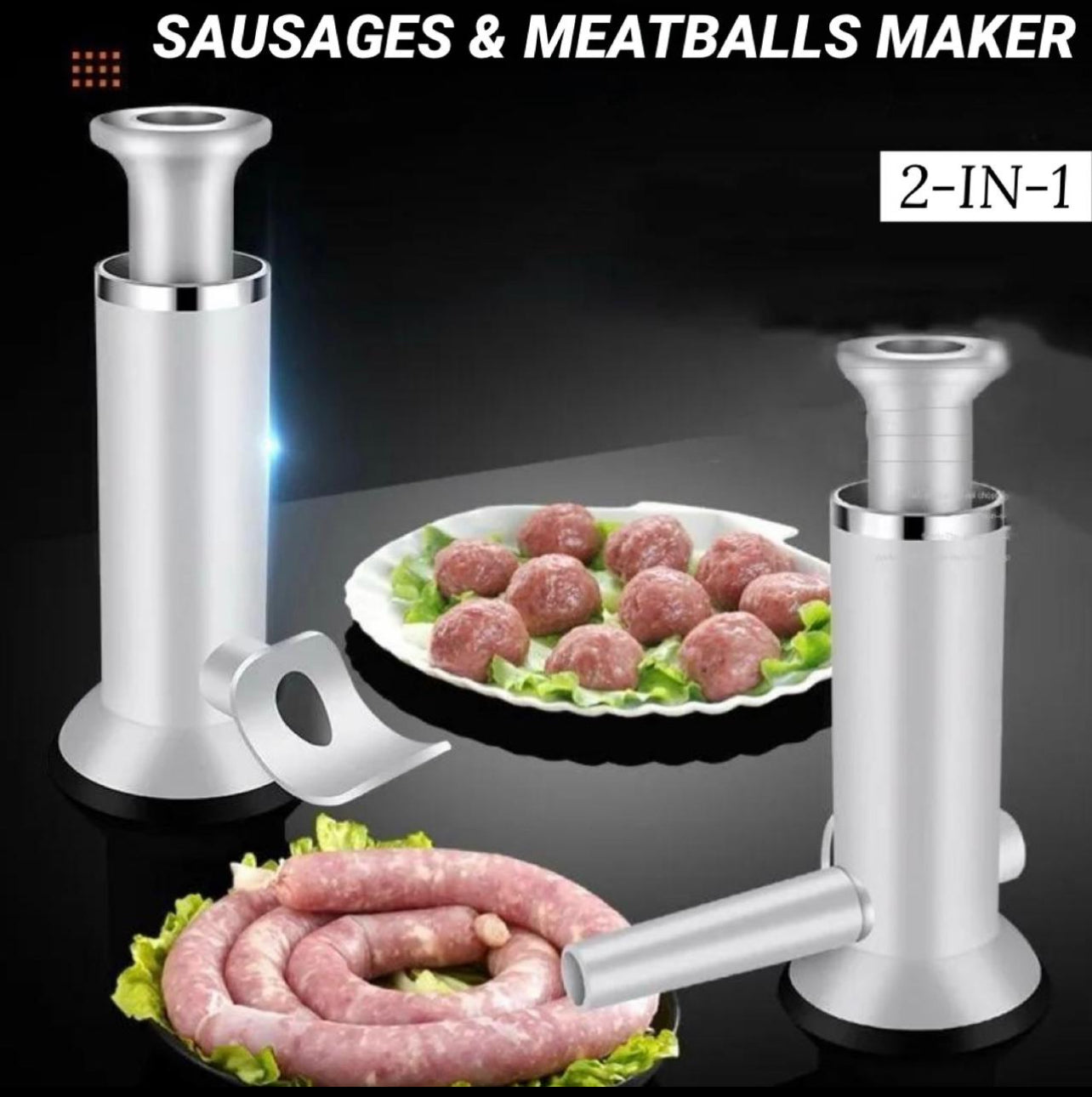 Sausage & Meatball Maker 2:1 – Megamall Online Store