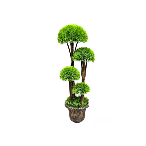 Artificial Ball Tree, 90cm Artificial Plant, Indoor/Outdoor Trees with ...