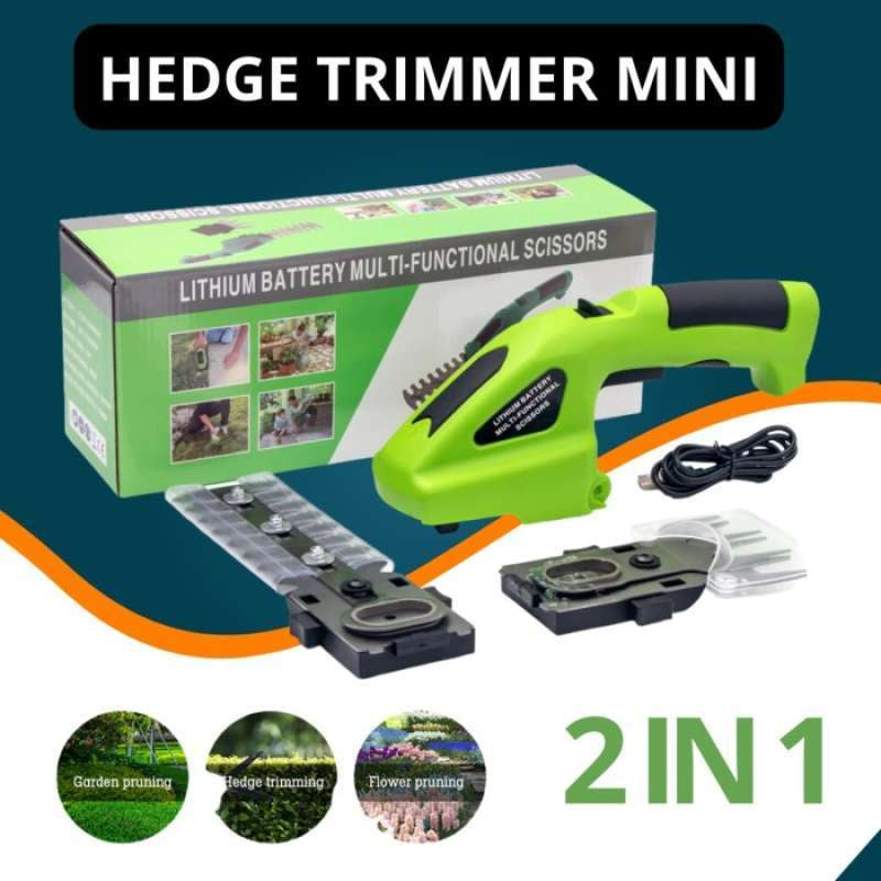Cordless Multi-Functional Lithium Battery Hedge Scissor – Megamall ...