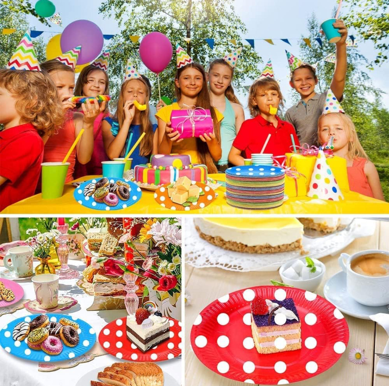 Polka DOT Party Paper Plate 9" - Purple (10 Plates) – Megamall Online Store